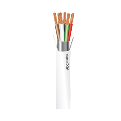 22/8 CMP Plenum Rated Shielded Cable - White, 500' - 912208SD-WHITE-500-BOX
