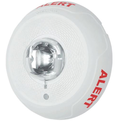 L-Series Strobe White Ceiling Clear Lens - Marked Alert - SCWL-CLR-ALERT